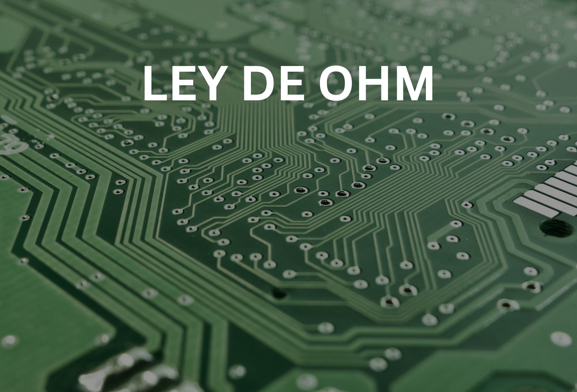 La ley de Ohm - Btech